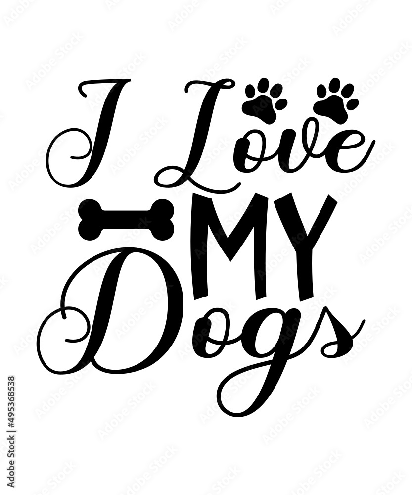 Dog SVG Bundle, Dog Lover SVG file for Cricut, Dog Quote svg cut file ...