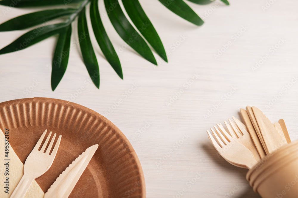 eco friendly disposable kitchenware utensils, zero waste tableware ...