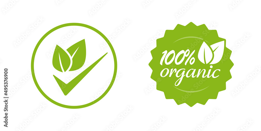 No artificial additives and preservatives added icon vector for organic ...