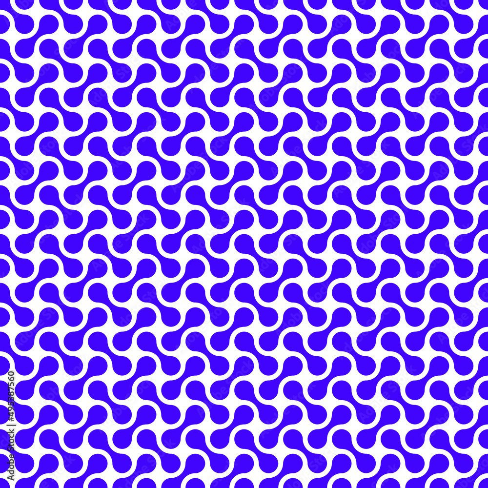 Seamless repeating geometric pattern illustration textile design circle ...