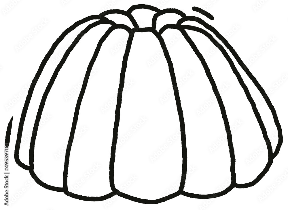 Jelly Pudding doodle hand drawn sketch. Vector illustration Stock ...