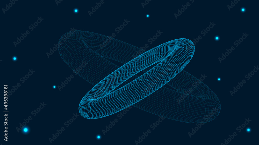 Technology background. Virtual reality analysis. Futuristic bitmap ...