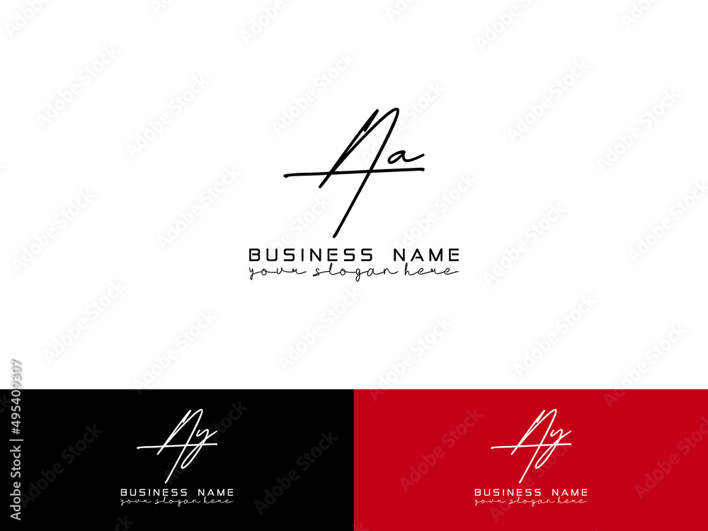 New Signature AA Logo, Letter aa aa logo icon design for all kind of ...
