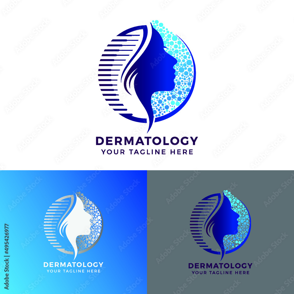 Dermatology Logo Design - Premium quality symbol drawing concept for ...