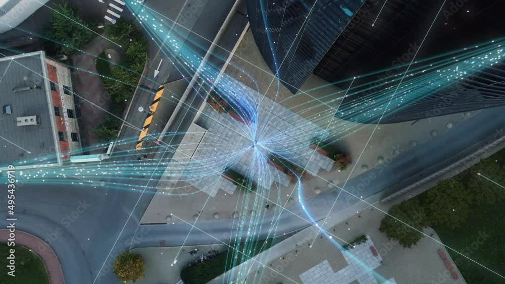 Big City Businesswoman Uses Laptop Computer in Urban Park. E-Commerce ...