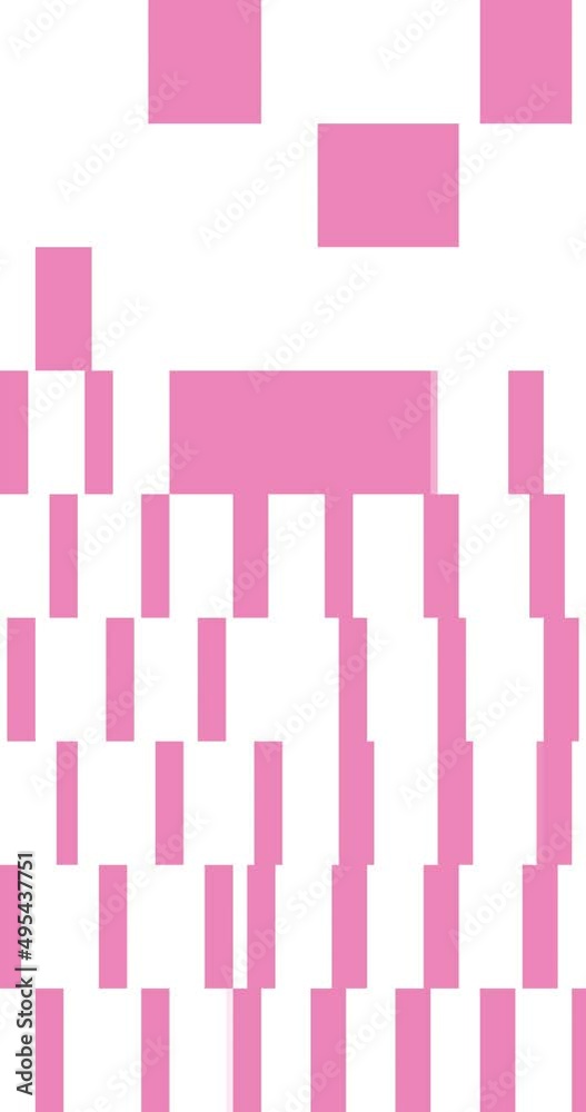 Vidéo Stock Pixel block and mosaic animateed background. Mosaic ...