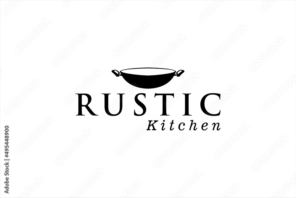 Vintage Retro Rustic Old Skillet Cast Iron for traditional food dish ...