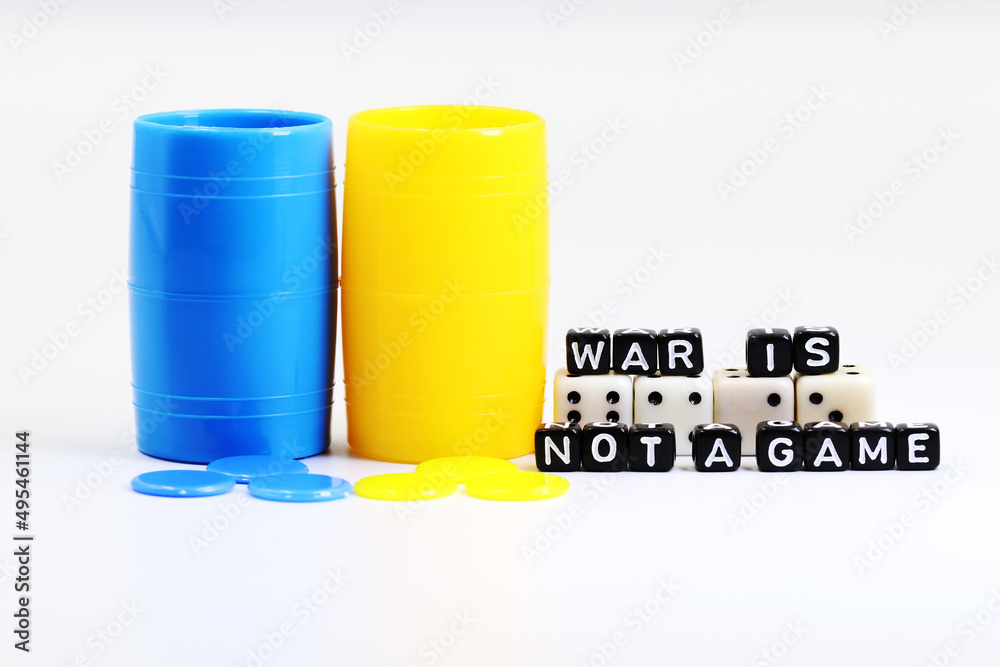 War is not a game, graphic resources Stock Photo | Adobe Stock