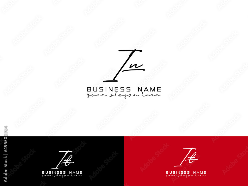 Initials IU Logo Letter Vector Icon, Signature Iu ui Logo Design Stock ...