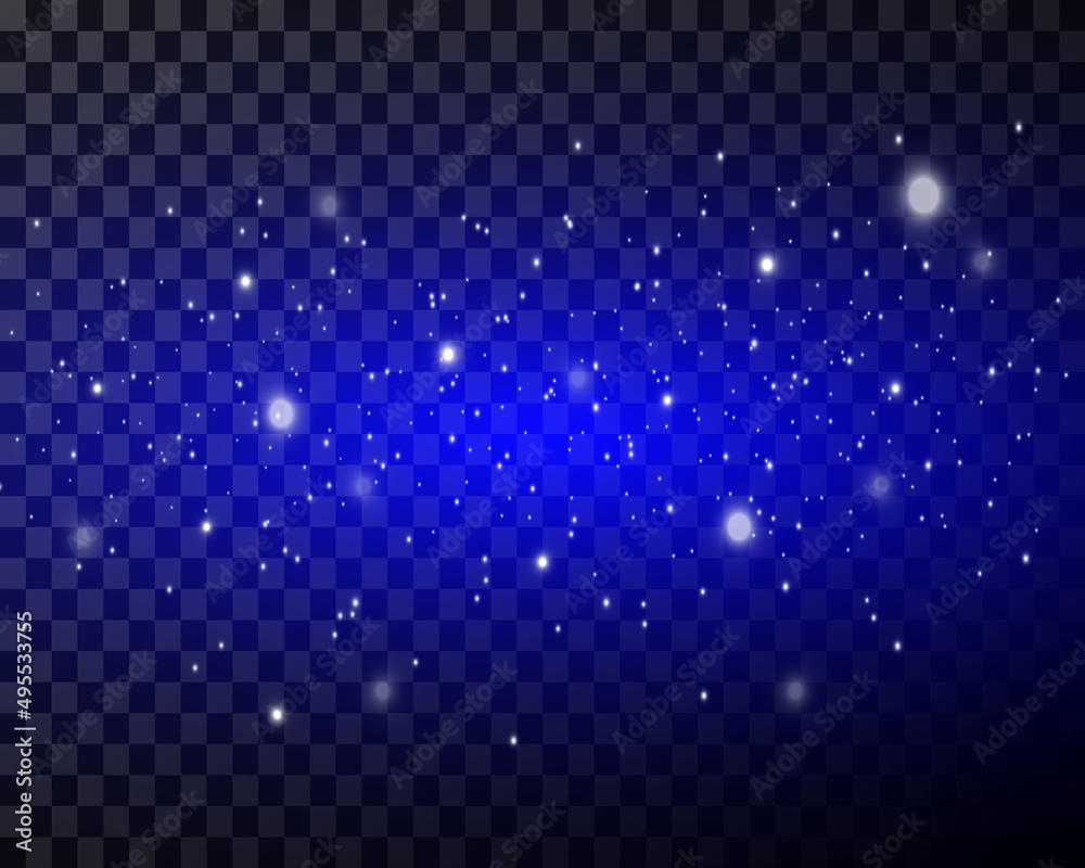 Abstract Light Overlay Effect on Transparent Background. Vector ...