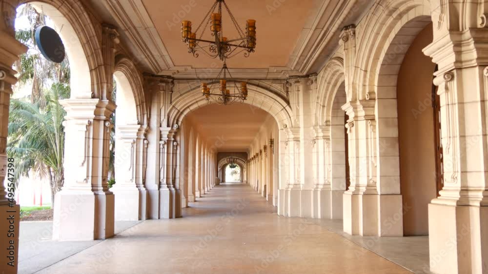 Spanish colonial revival architecture, Balboa Park, San Diego ...