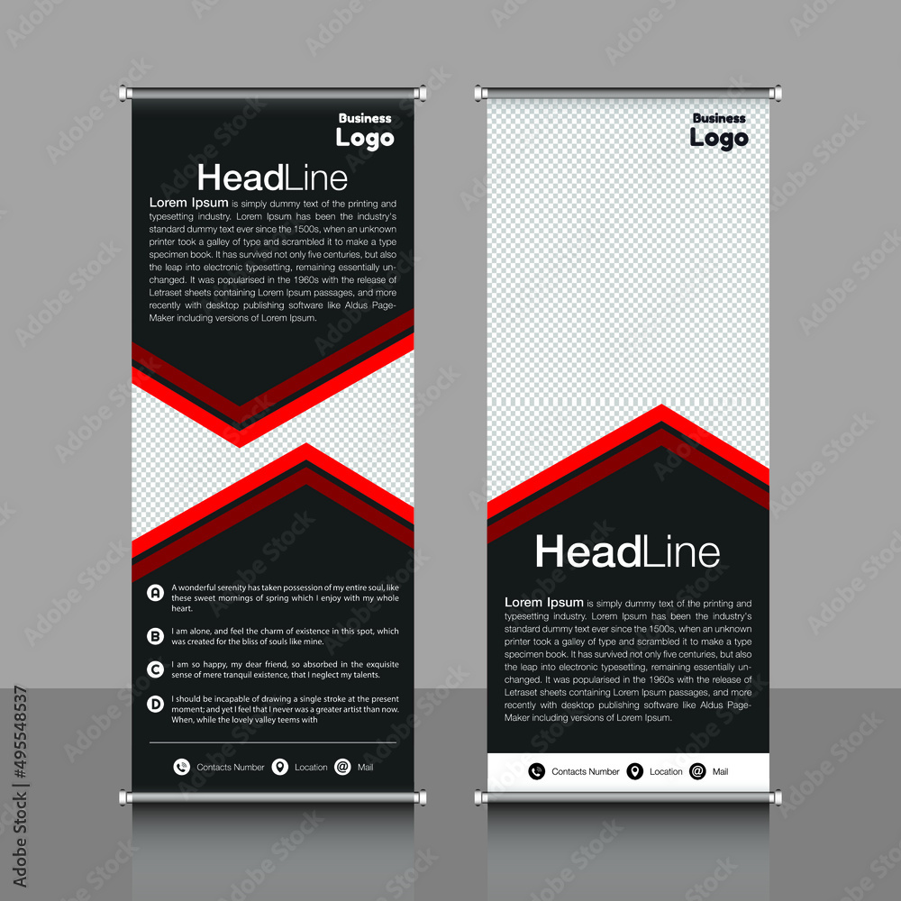 roll up banner, brochure, flyer, banner design, industrial, company ...