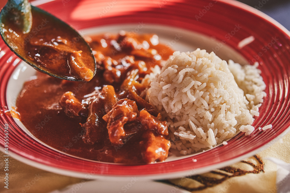 Mole Amarillo de Retazo Oreado, traditional Oaxacan food. Homestyle ...