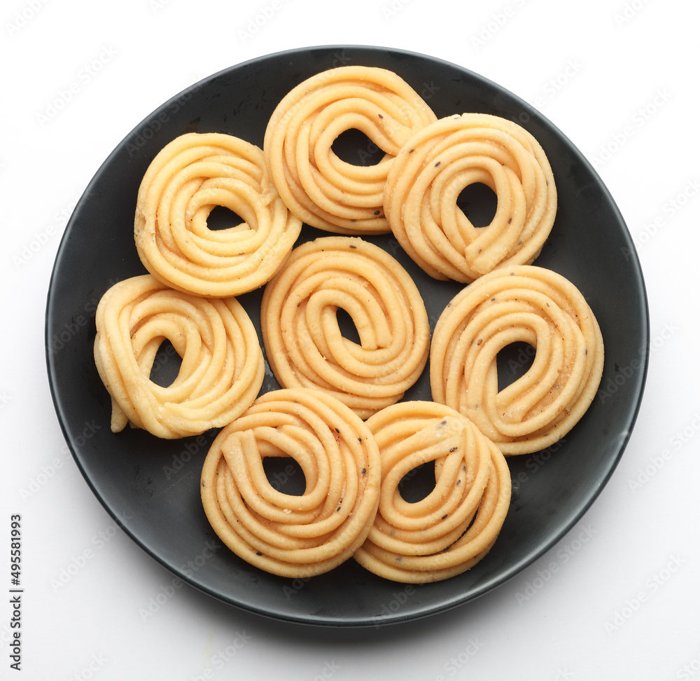 Murukku also known as chakli south indian traditional vegetarian snack ...
