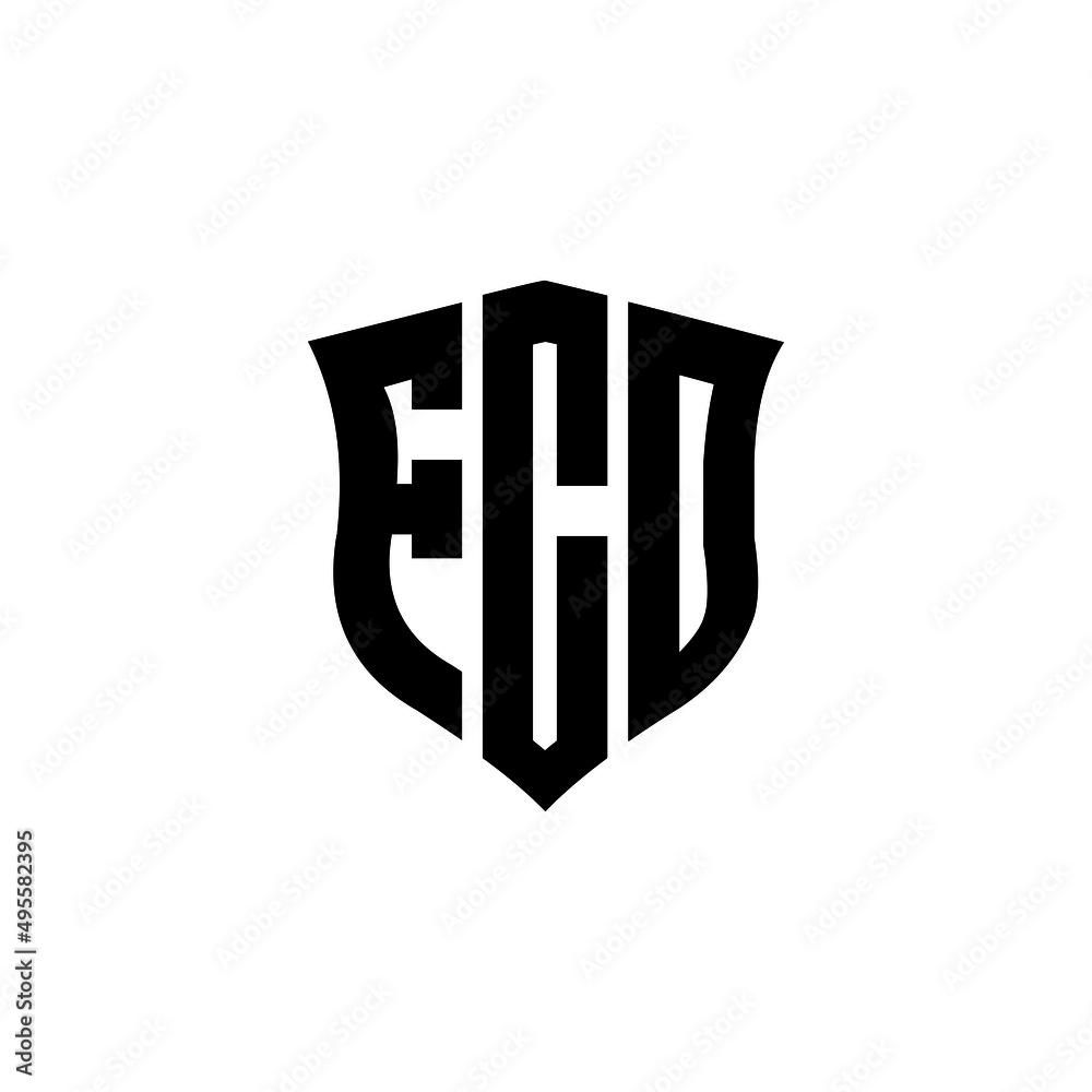 FCD letter logo design with white background in illustrator, vector ...