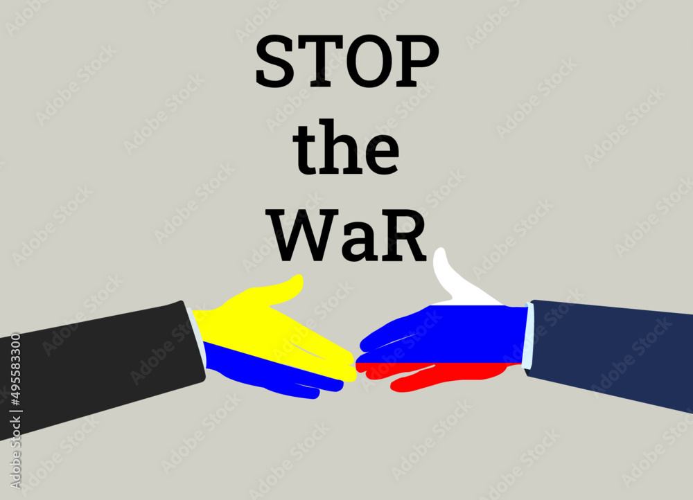 Stop the war between Russia and Ukraine. The meeting of the presidents ...
