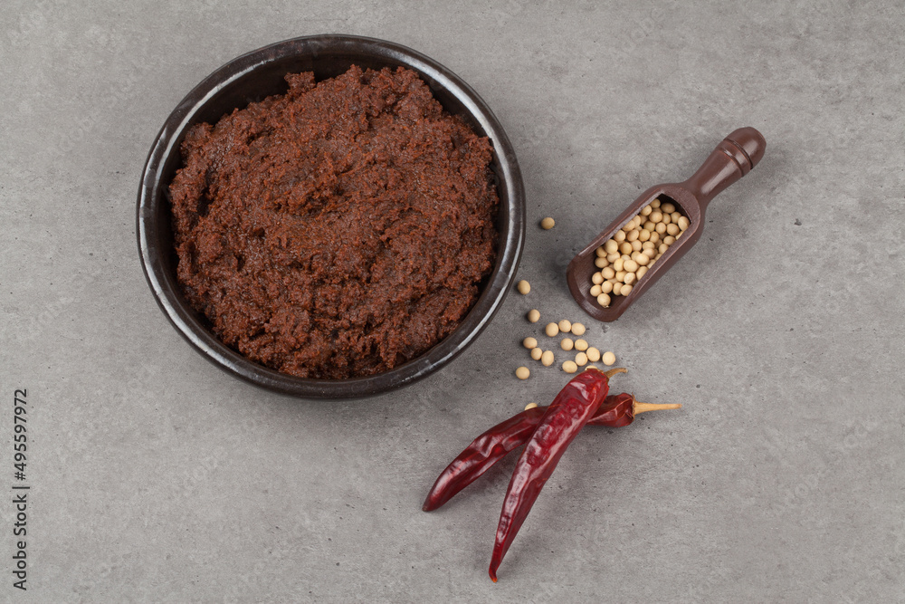 Meju, soy sauce, soybean paste, traditional food, Korean food ...