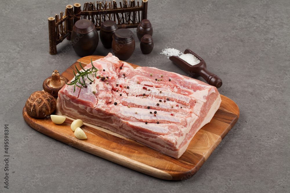 Pork belly, pork, pork, meat, food, ingredients, cooking, meal, dishes ...