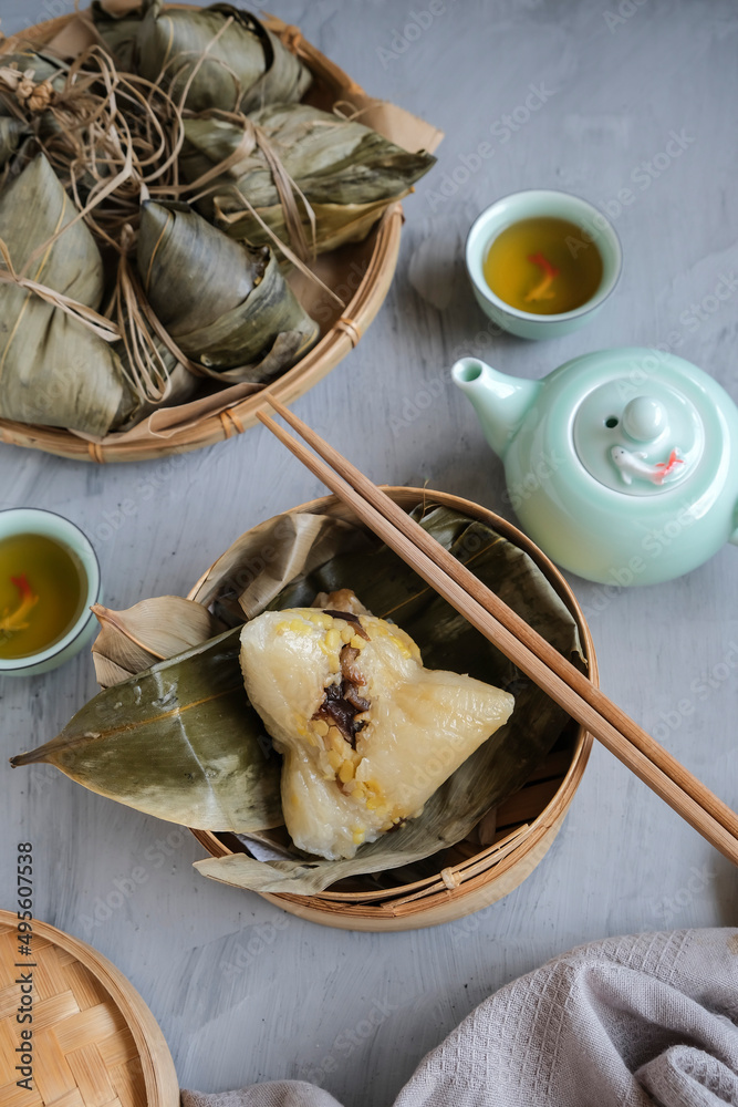 Zonzi aka Sticky Rice Dumplings. Delicious with generous fillings of ...