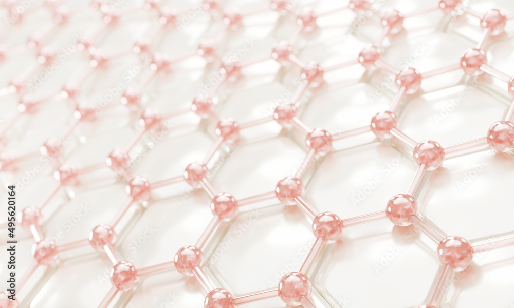 skin cell. serum molecules through the skin layer and reduce up saggy ...