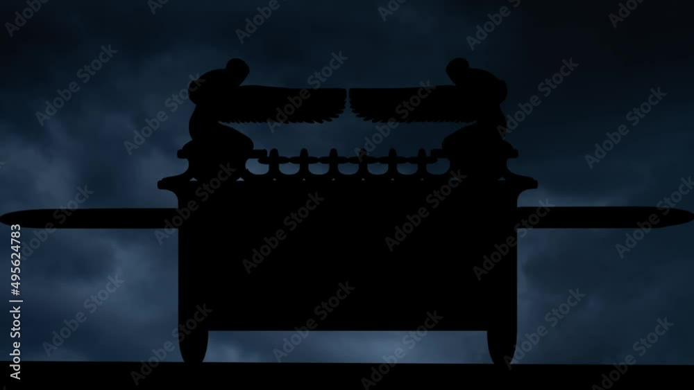 Thunderstorm and Lightning Flash over the Ark of the Covenant, Jewish ...