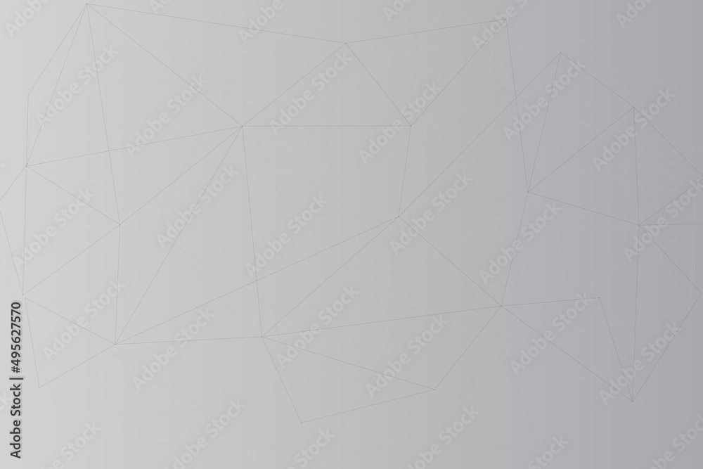 Network abstract connection isolated on gray background. Network ...