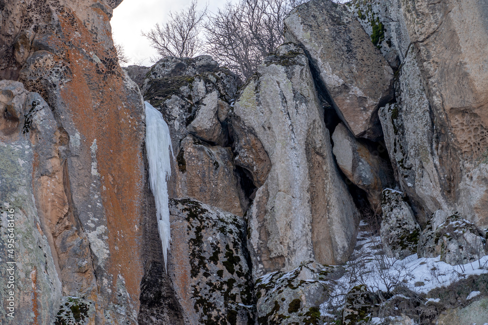 Midas Monument of Phrygian King Yazılıkaya which is located in the ...