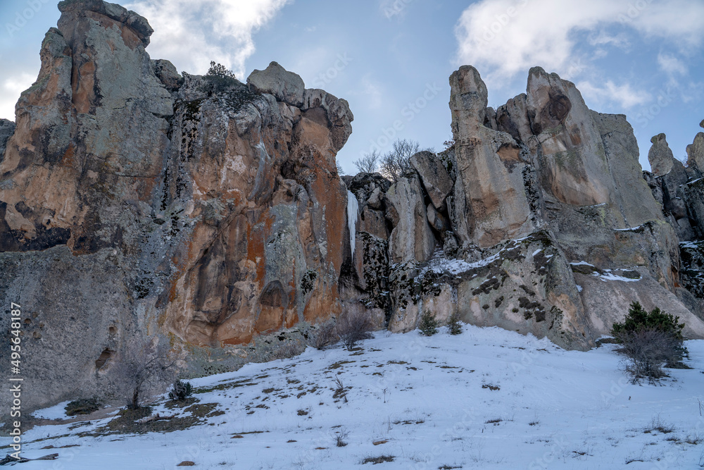 Midas Monument of Phrygian King Yazılıkaya which is located in the ...
