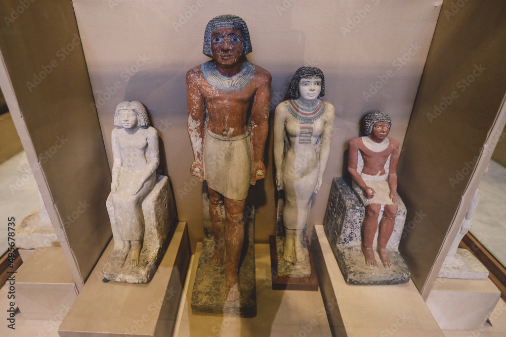 Cairo, Egypt - November 02, 2021: Small Stone Ancient Egyptian ...