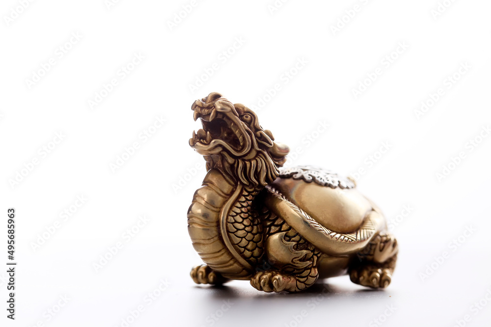 The baxia of copper， A mythical beast in ancient Chinese legends Stock ...