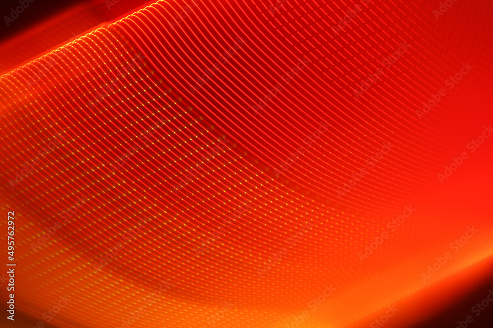 Pattern of red light, a section of the electromagnetic spectrum Stock ...