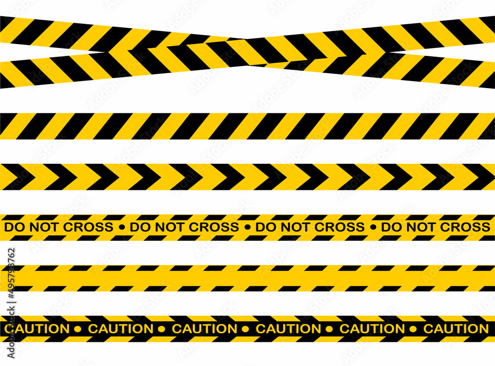Tape for danger warning and caution. Use for crime zone and sign line ...