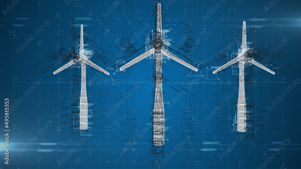 Wind turbine windmill alternative renewable energy engineering design ...