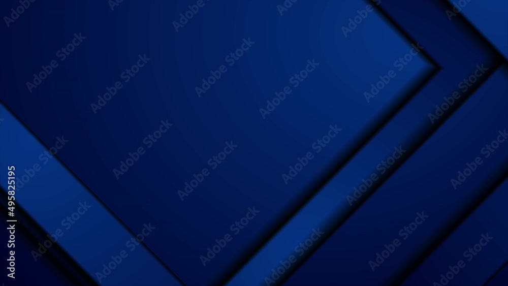 Dark blue abstract hi-tech geometric motion background. Seamless ...