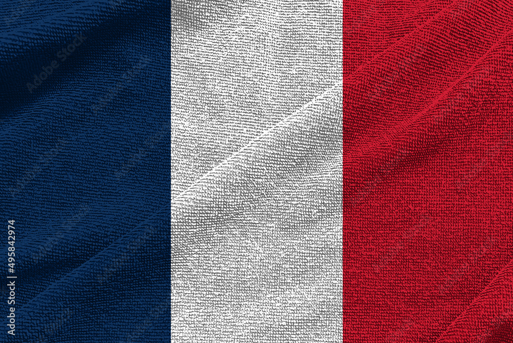 France flag wave isolated on png or transparent background,Symbols of ...