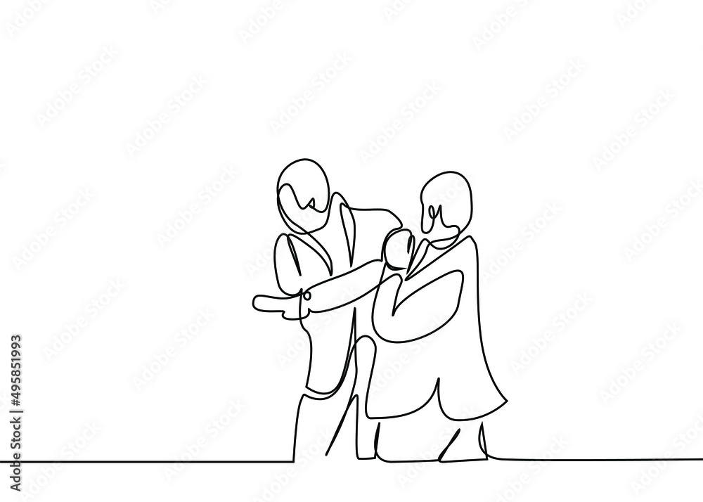 fighting men slap each other Stock Vector | Adobe Stock