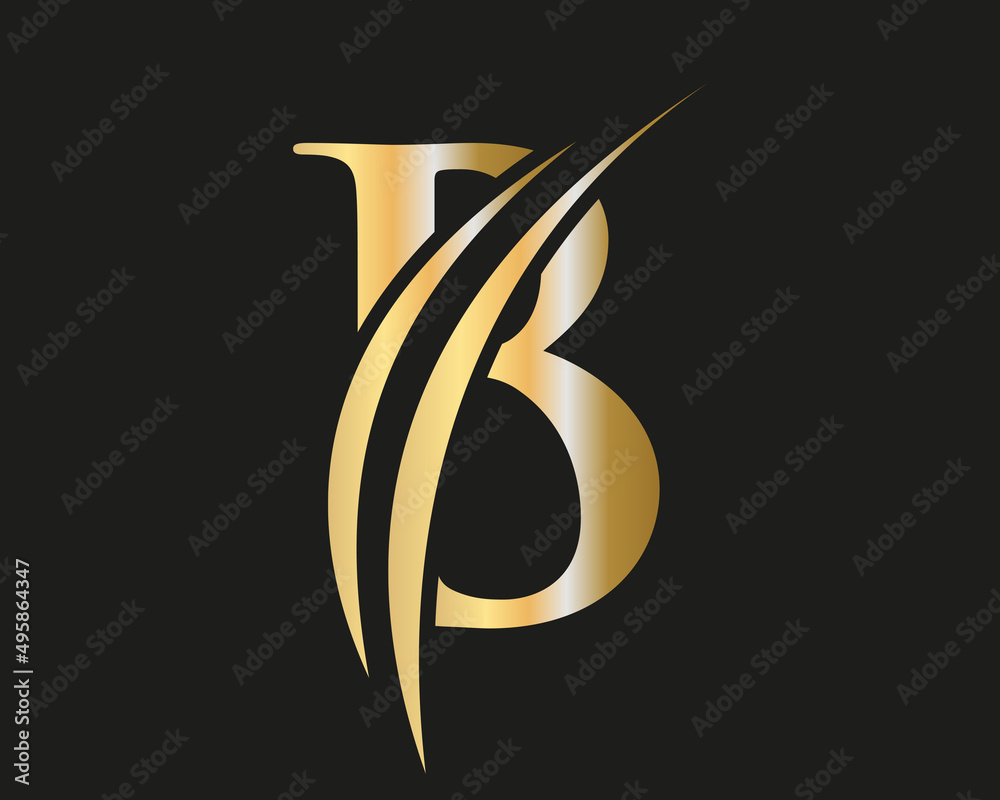 Elegant and stylish B logo design for your company. B letter logo ...