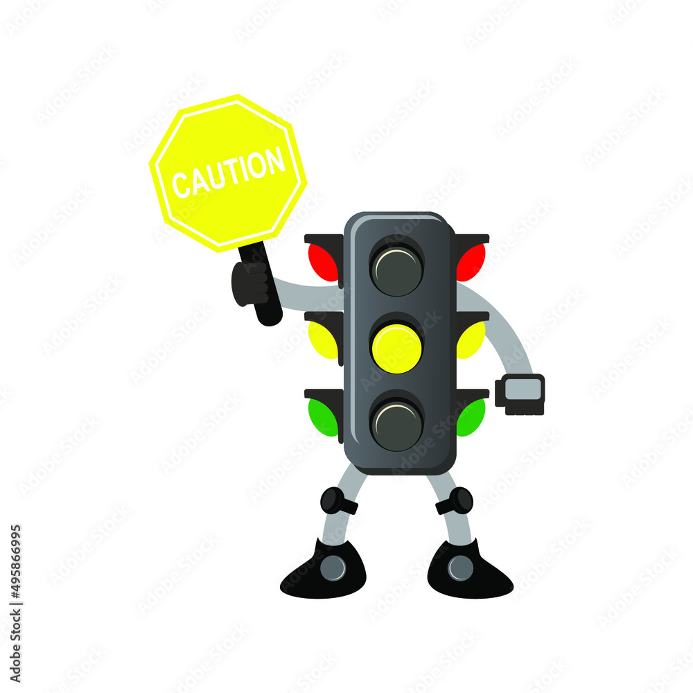 Traffic light vector design, can be used for symbols, icons, mascots ...