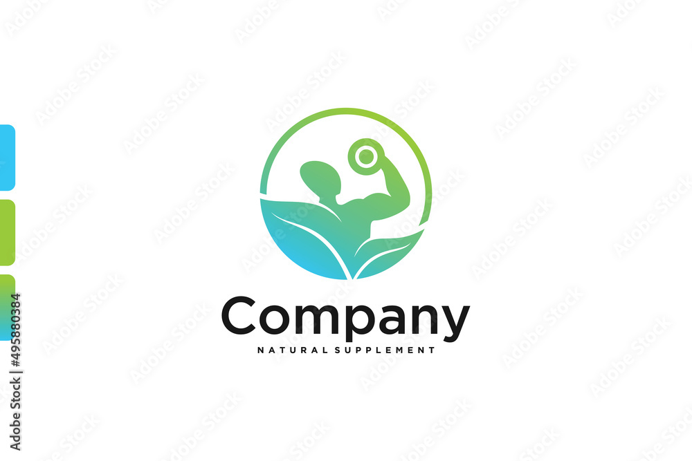 Vetor de natural supplement logo, logo inspiration for your business ...