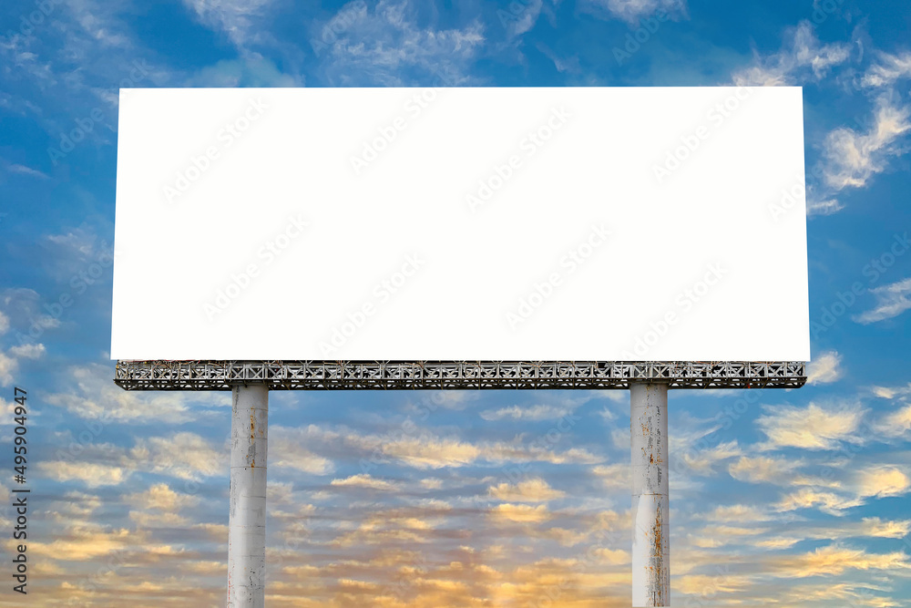 billboard blank for outdoor advertising poster or blank billboard for ...