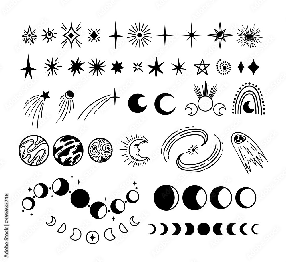 Greek Symbols For Planets Comet