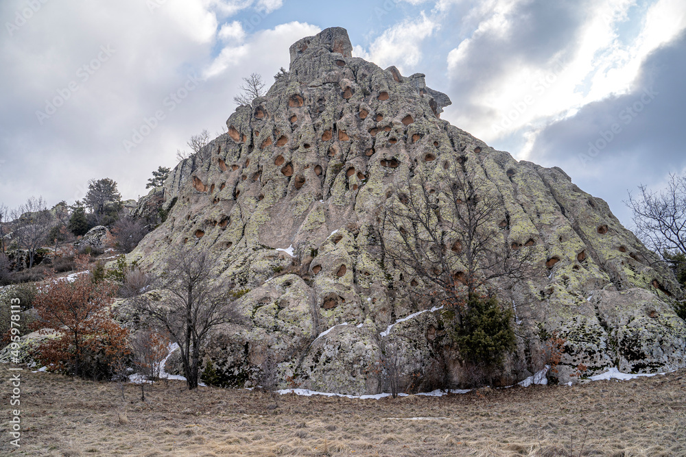 Fotka „Midas Monument of Phrygian King Yazılıkaya which is located in ...