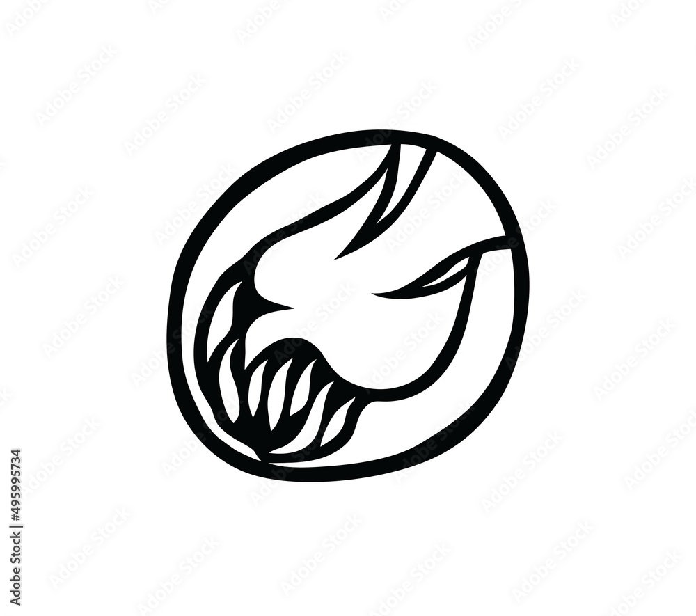 The Holy spirit Icon, art vector design Stock Vector | Adobe Stock