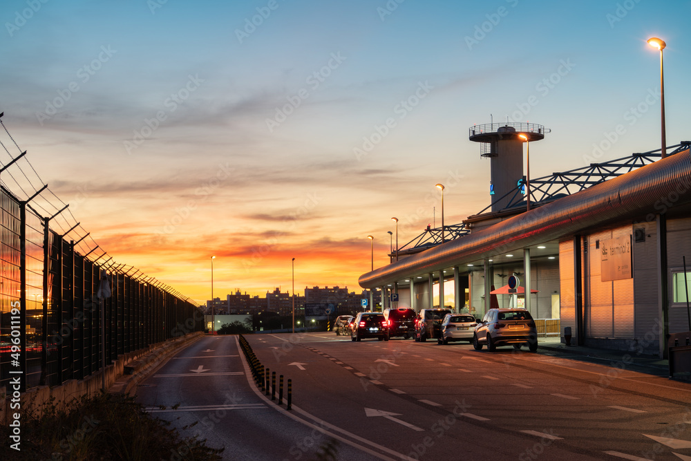 Lisbon,Portugal-February 22,2022: Terminal 2 at Humberto Delgado ...