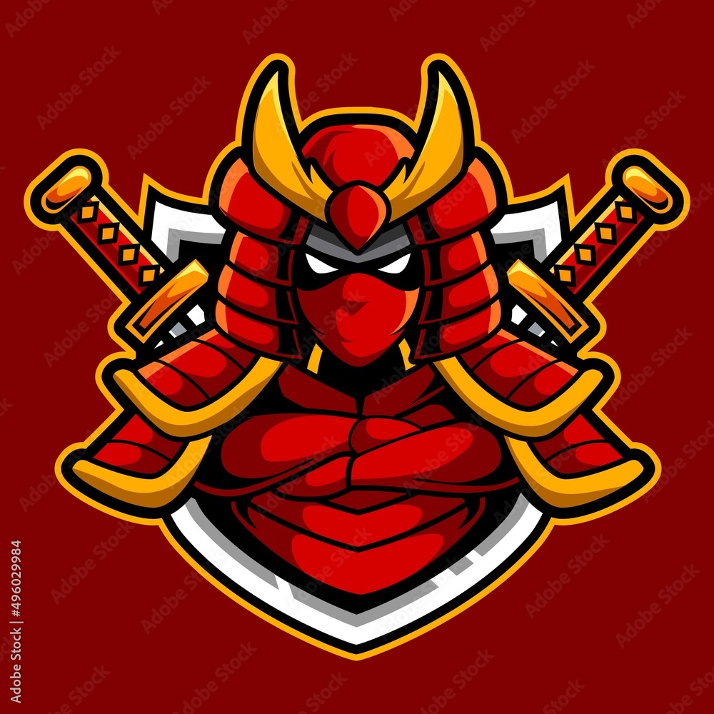 Samurai Crest Vector