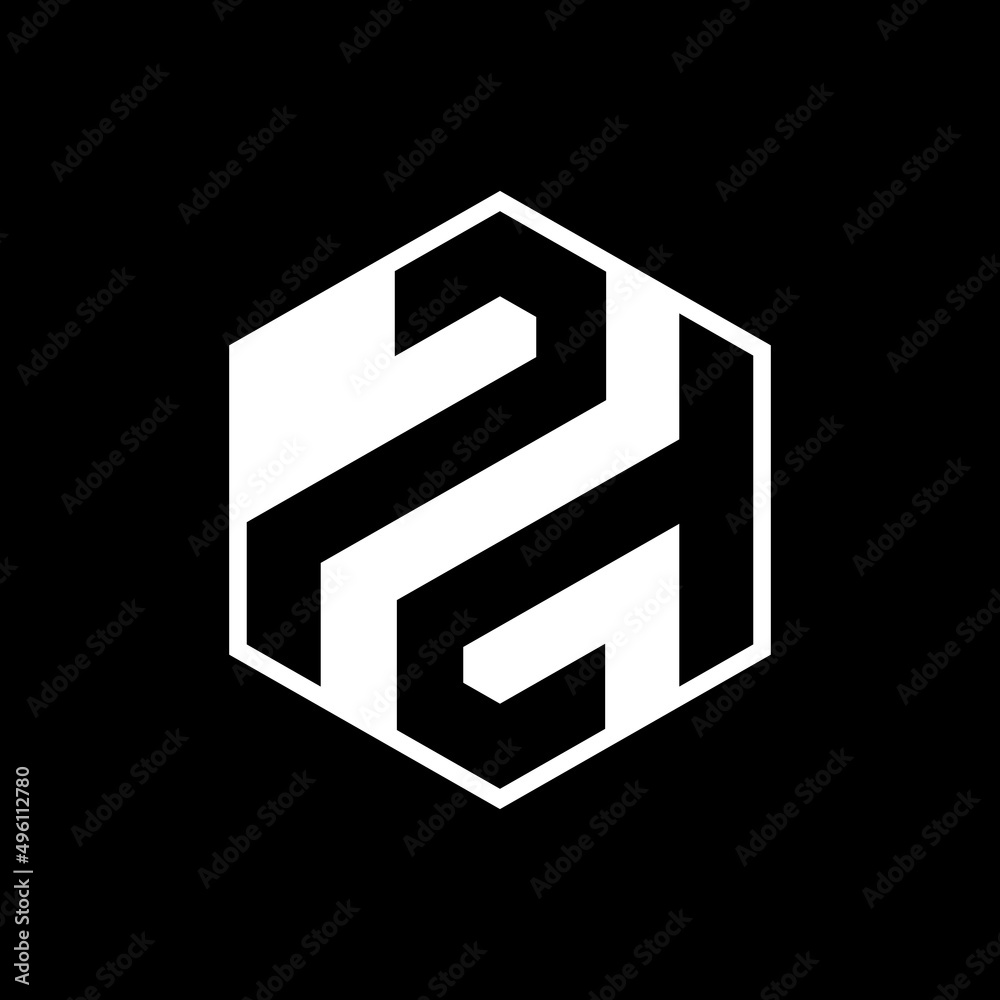sb letter hexagon logo vector Stock Vector | Adobe Stock