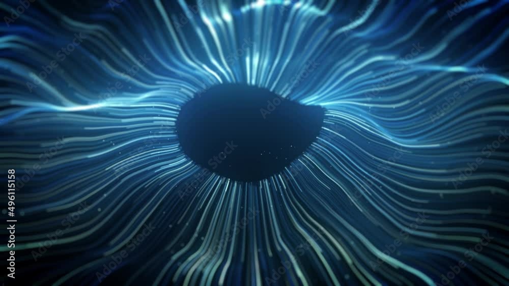 Abstract Circular Shockwave Explosion Background Loop/ 4k animation of ...
