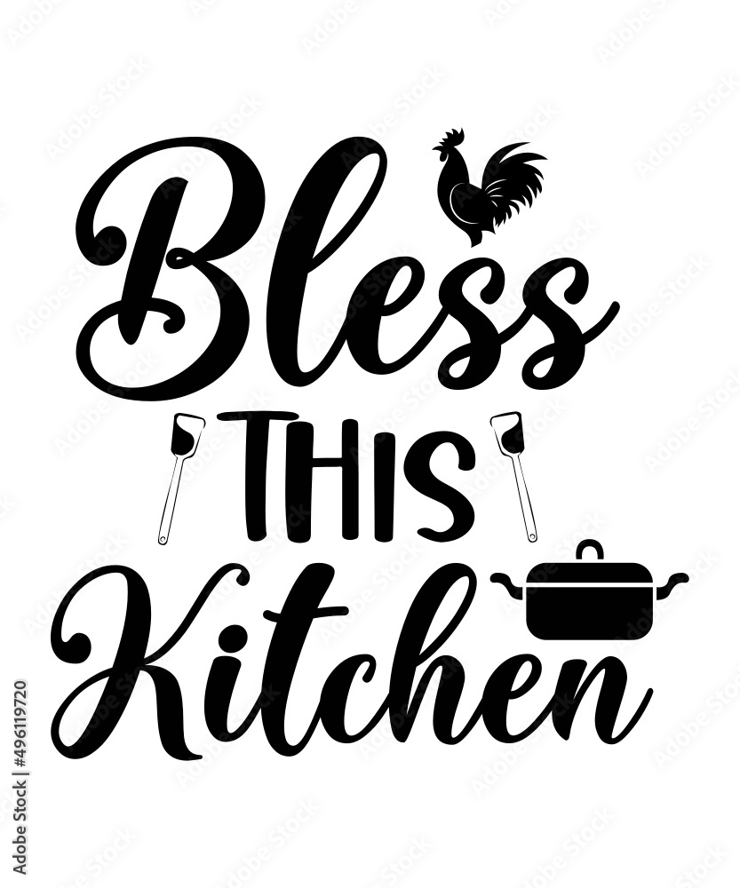 Kitchen Split Frame SVG, kitchen svg, cooking svg, Kitchen Monogram svg ...