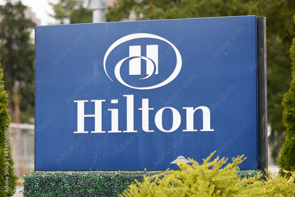 Hilton Hotel Sign
