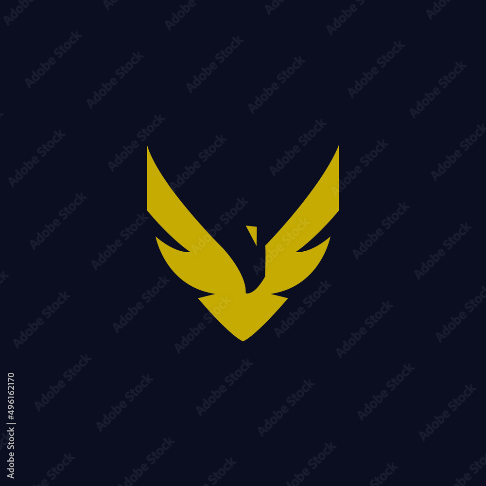 v eagle logo concept Stock Vector | Adobe Stock